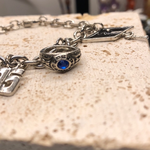 Jewelry | Silver Tone Graduation Themed Toggle Bracelet | Poshmark